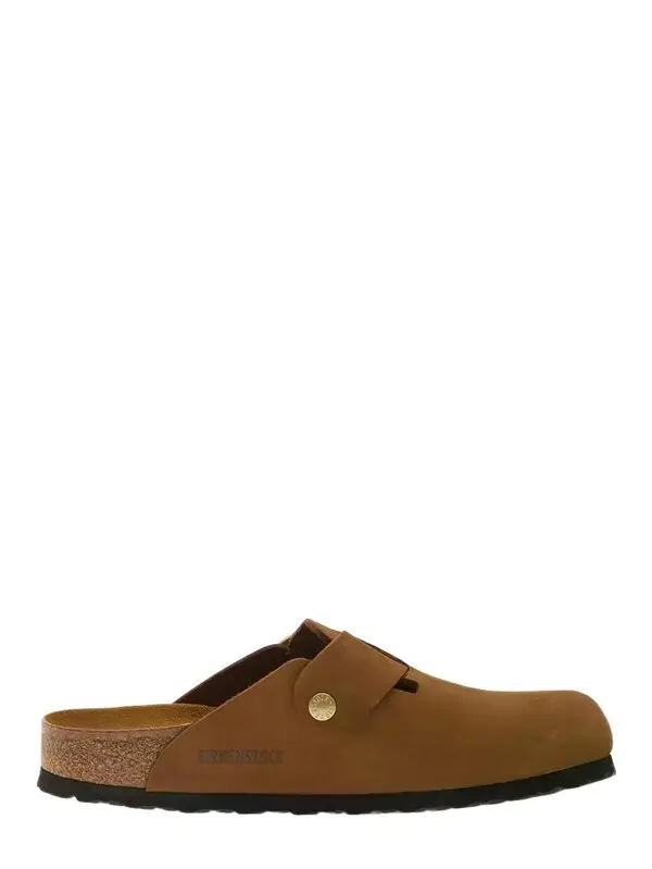 BIRKENSTOCK Boston Big-buckle Mules - Brown