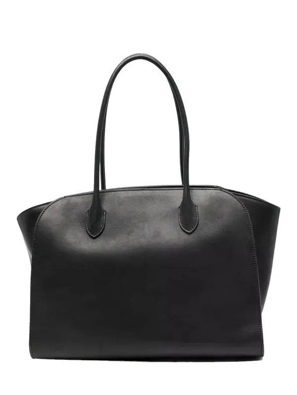 THE ROW Marlo 14 Leather Tote Bag - Black