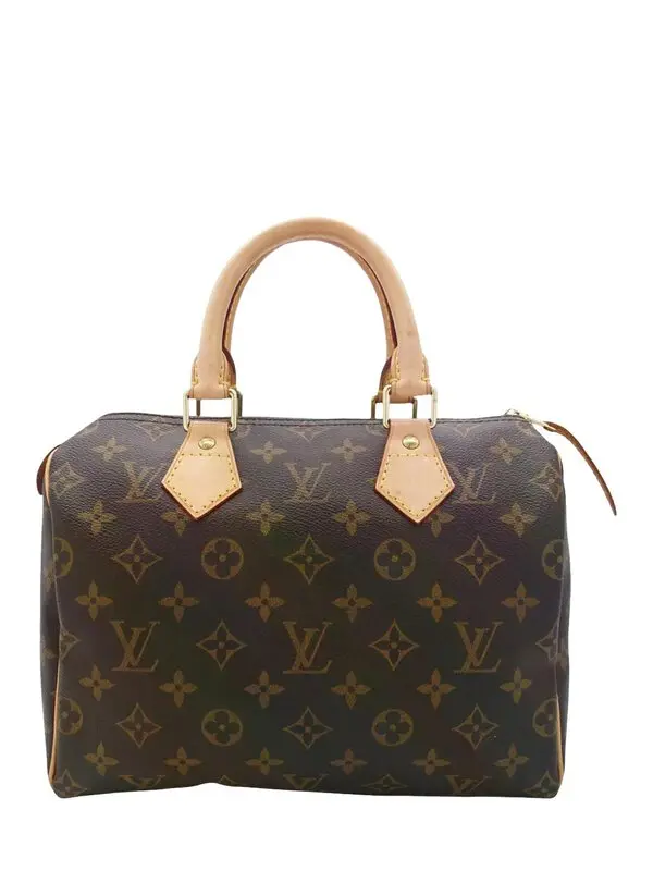 LOUIS VUITTON 2006 Monogram Speedy 25 Boston Bag - Brown