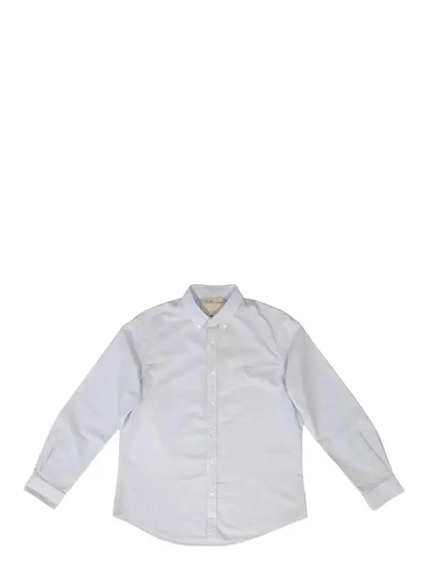 HTC LOS ANGELES Logo-embroidered Oxford Shirt - Blue