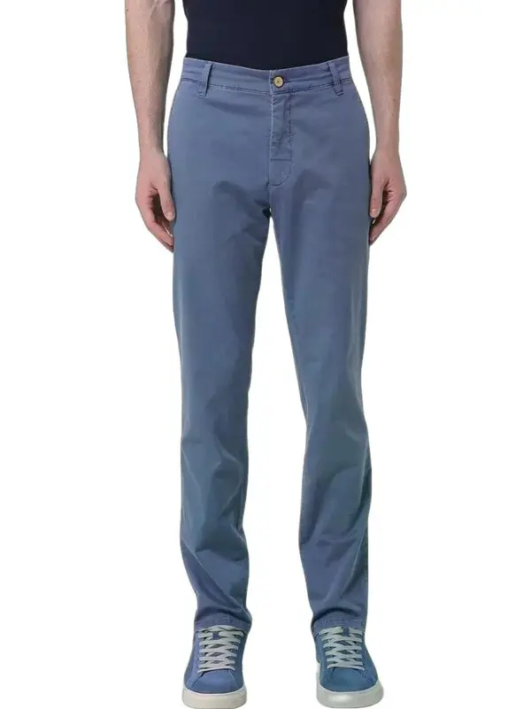 JECKERSON Button-fastening Chino Trousers - Blue