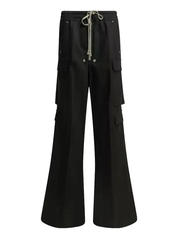 Rick Owens Wide-leg Cargo Pants - Black