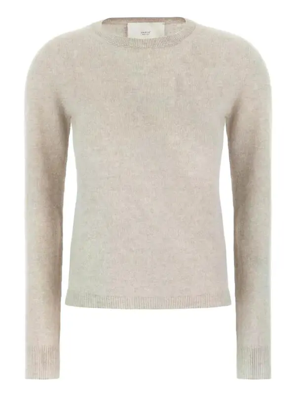 VANISE Fine-knit Crew-neck Sweater - Neutrals