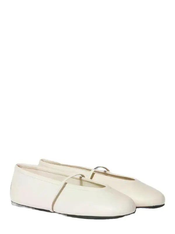 Miu Miu Leather Ballet Flats - Neutrals