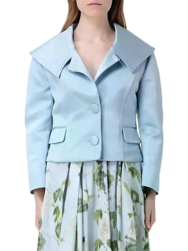 Antonio Marras Oversized-collar Button-up Jacket - Blue