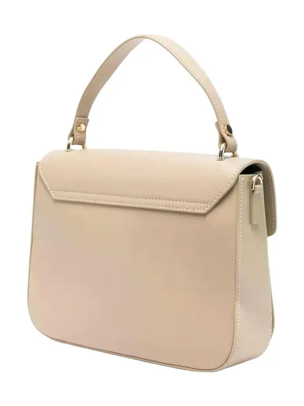 ADRIANNA FERETTI Leather Tote Bag - Neutrals