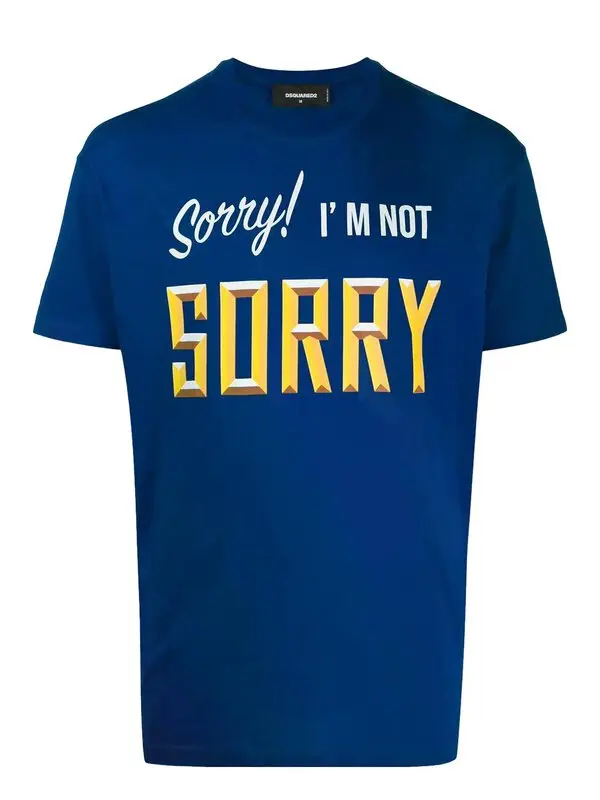 Dsquared2 Logo Print T-shirt - Blue