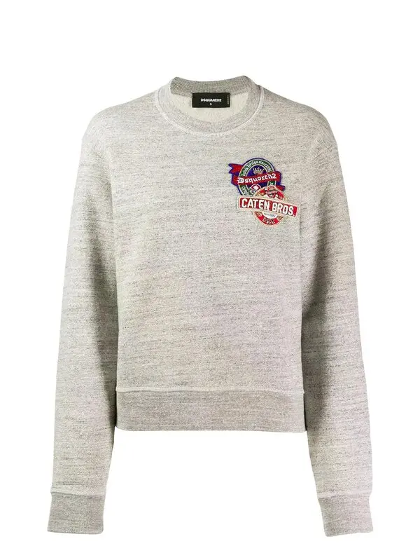 Dsquared2 Embroidered Logo Sweatshirt - Grey