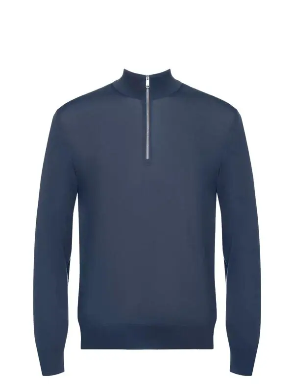 Zegna Half-zip Sweater - Blue