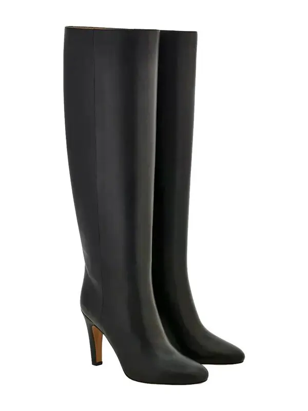 FERRAGAMO Knee High Boots - Black