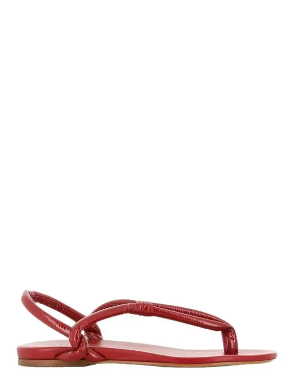 DEL CARLO Dytt Tubular Strap Sandals - Red