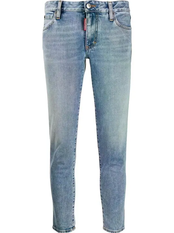 Dsquared2 Cropped Jeans - Blue