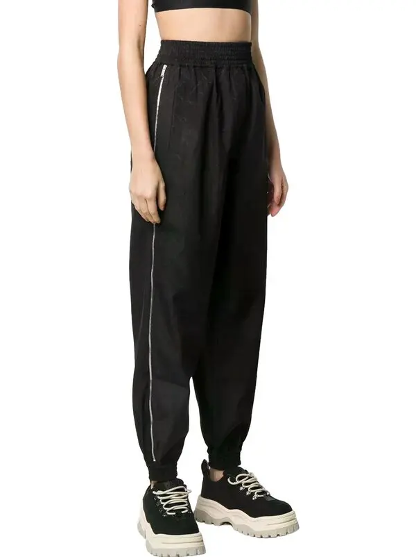 COUNTY OF MILAN County Side Zip Track Pants - Black