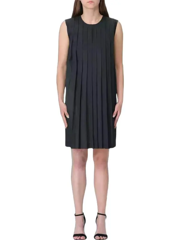 Ter Et Bantine Pleated Crepe Mini Dress - Grey