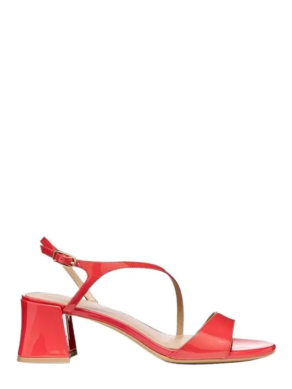 Geox New Eraklia 50 T01 Block-heel Sandals - Red