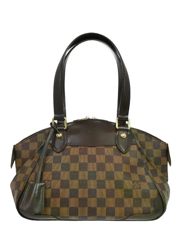 LOUIS VUITTON 2010 Pm Verona Damier Tote Bag - Brown