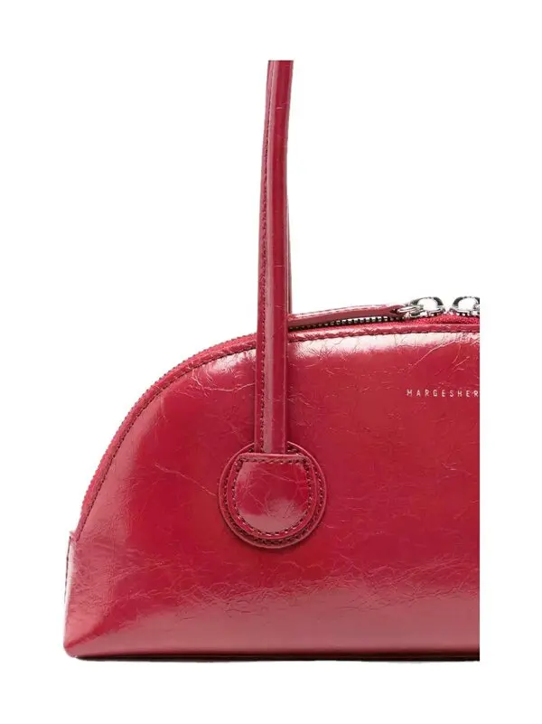 MARGESHERWOOD Bessette Crinkled-leather Tote Bag - Red