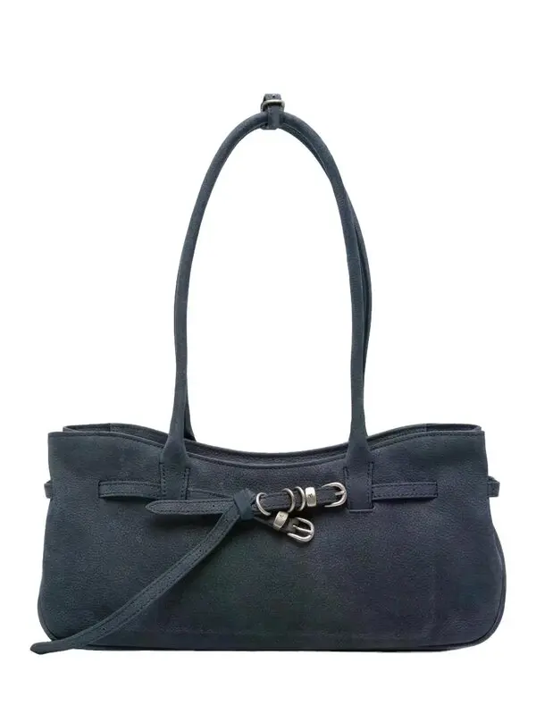 MARGESHERWOOD Grandma Used Belt-detail Shoulder Bag - Blue