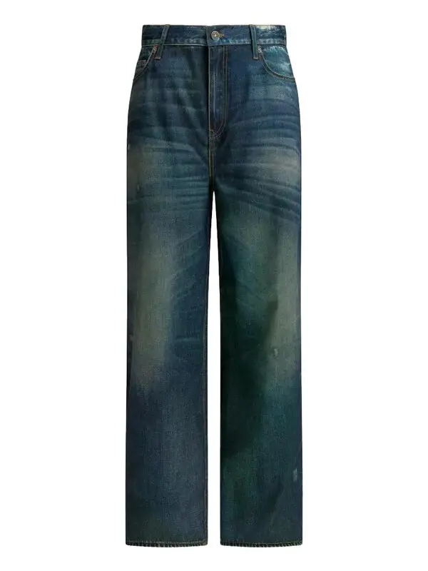 GOLDEN GOOSE Peggy Straight-leg Jeans - Blue