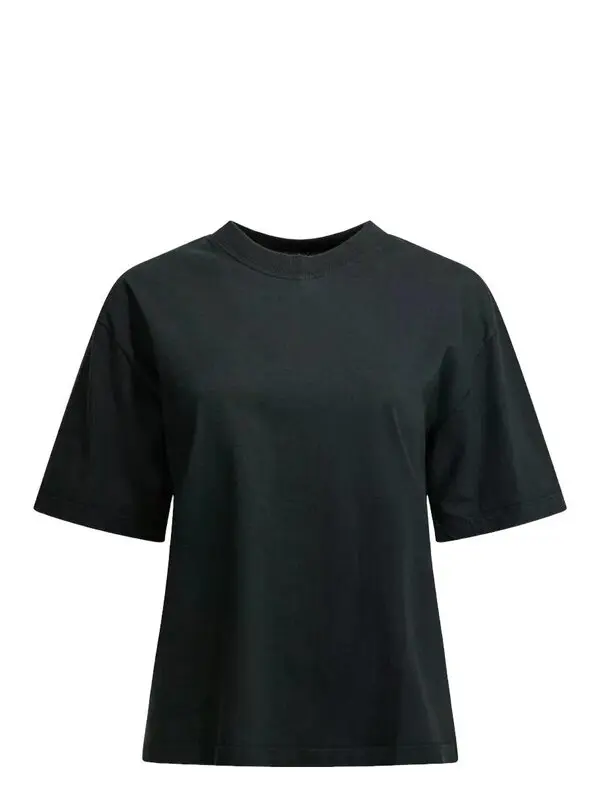 GOLDEN GOOSE Logo-appliqué Cotton T-shirt - Black