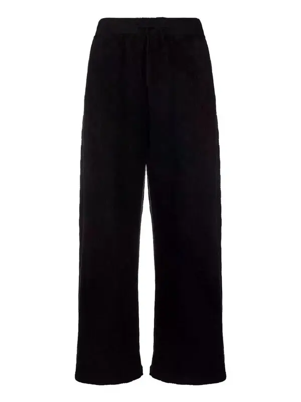 AMBUSH Monogram Jacquard Wide-leg Trousers - Black