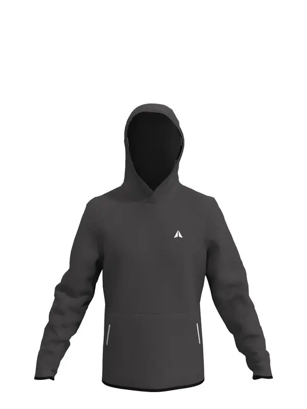 AORA ATHLETICS Aora Eco-friendly Pullover Hoodie – Ultra-soft Breathable Relaxed-fit Sweatshirt – Sustainable Activewear Hoodie For Gym, Yoga, Running, Athleisure, Layering, Travel, Outdoor Activities, Lounge, And Everyday Comfort - Grey