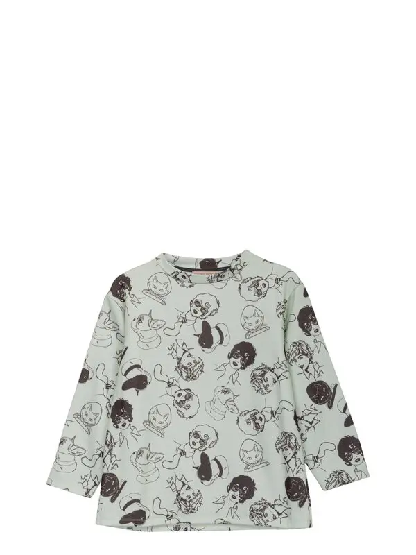 Dolores Promesas Light Printed Navy Sweatshirt - Blue