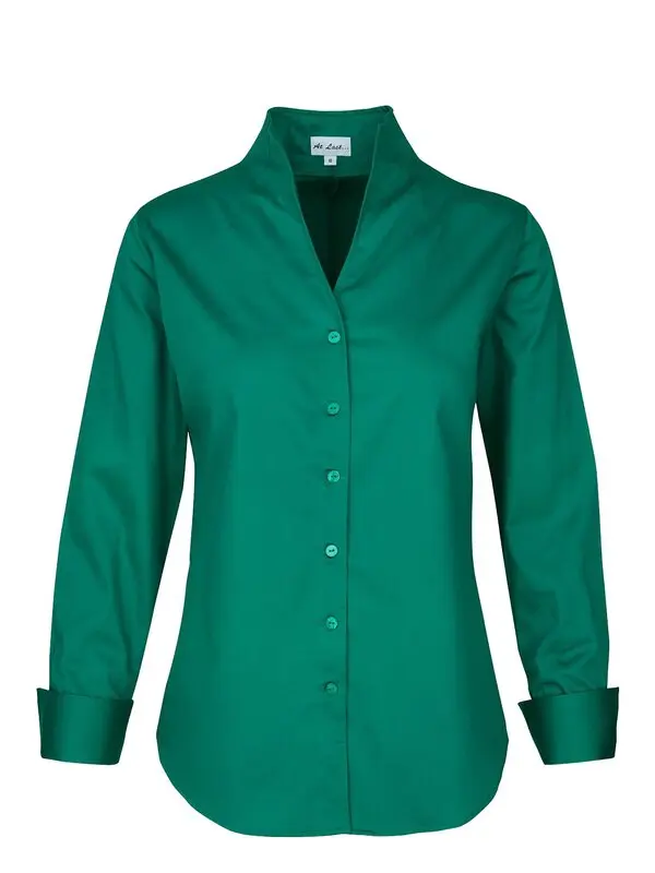 AT LAST... Chelsea Shirt In Peacock - Green