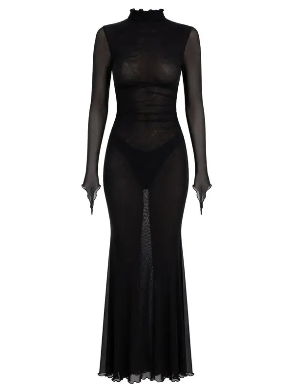 AMORTIZIA Shadow Dress - Black