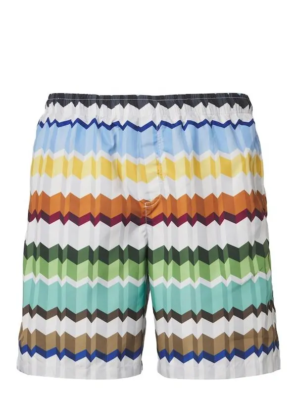 Missoni Zigzag Swim Trunks - Multicoloured