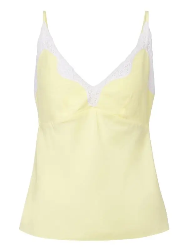 Posse Tabitha Embroidered Top - Yellow