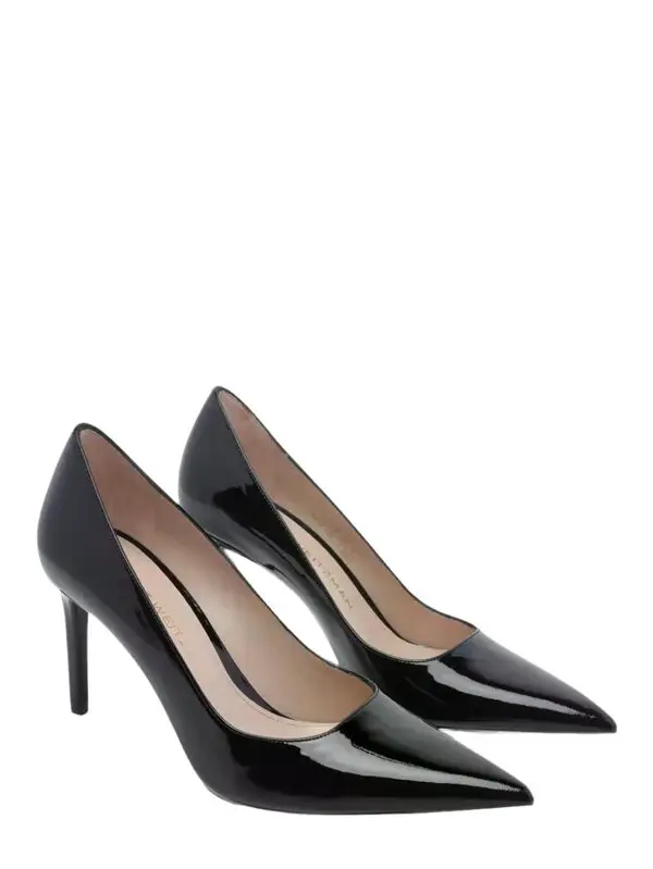 STUART WEITZMAN Power Patent Leather Pumps - Black