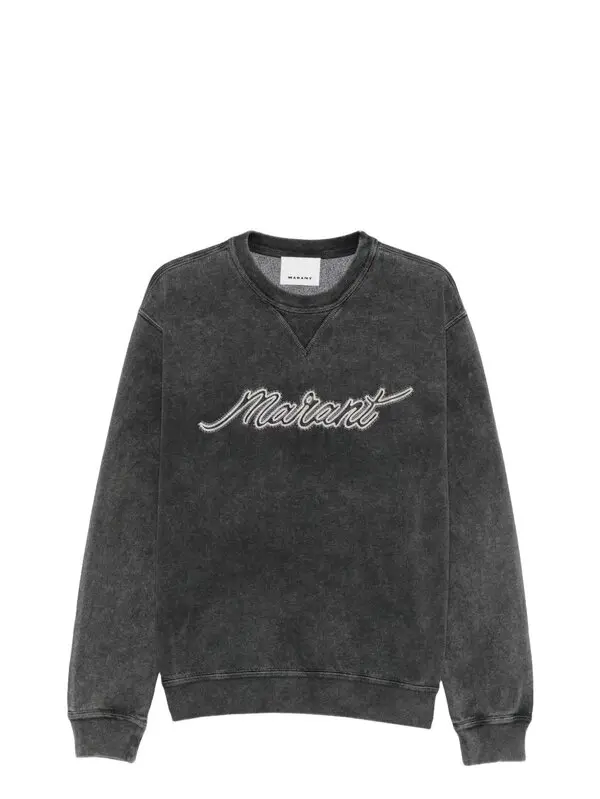 Isabel Marant Étoile Logo-embroidered Sweatshirt - Grey