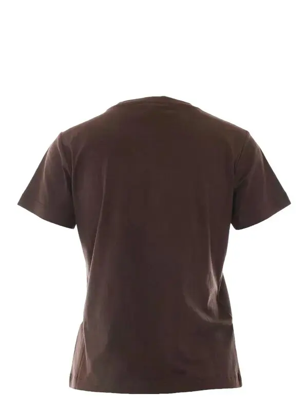 Pinko Love Birds Crystal-embellished T-shirt - Brown