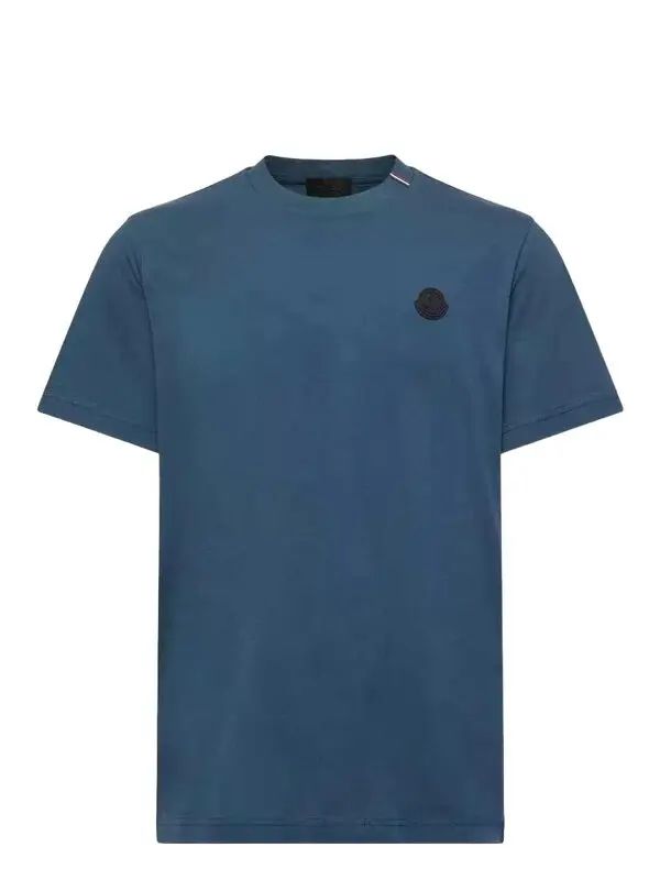 Moncler Logo-patch T-shirt - Blue