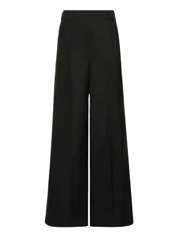 Max Mara Pleat-detail Trousers - Black