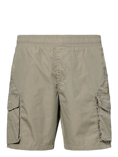 ARNE Parachute Cargo Cotton-blend Shorts - Olive