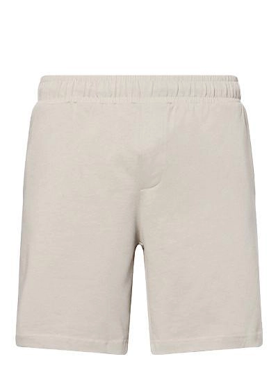 ARNE Relaxed-fit Straight-leg Cotton-jersey Shorts - Stone
