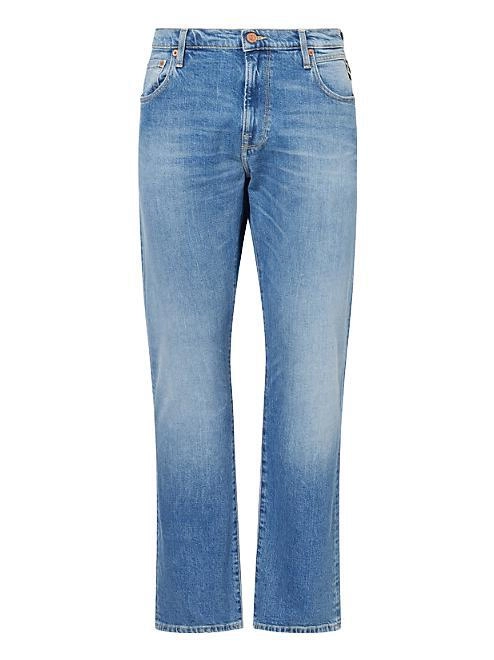 REPLAY Aideen Straight-leg Denim Jeans - Medium Blue
