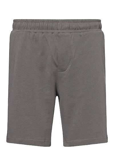 ARNE Relaxed-fit Straight-leg Cotton-jersey Shorts - Grey