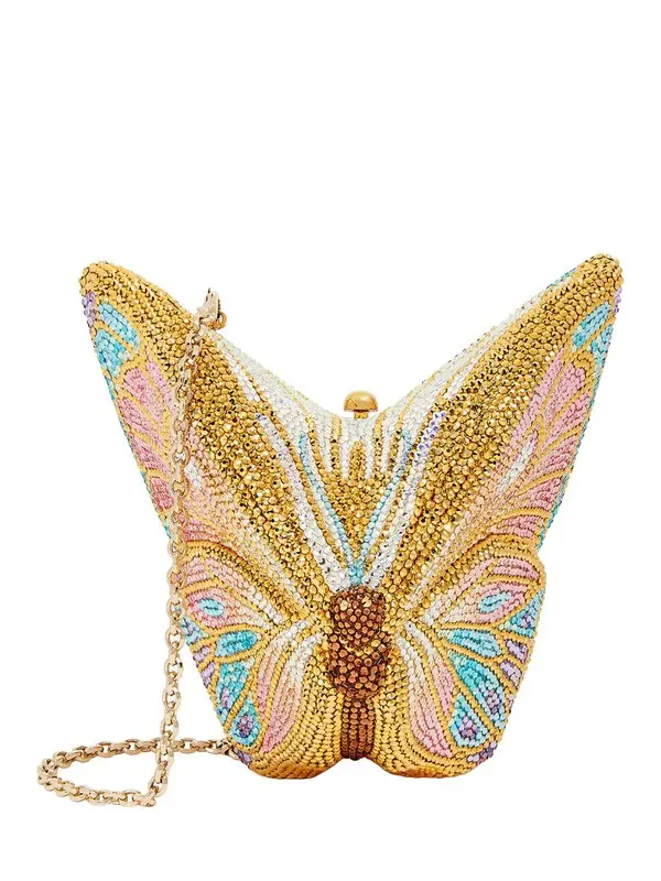 Judith Leiber Butterfly Serafina Clutch Bag - Gold