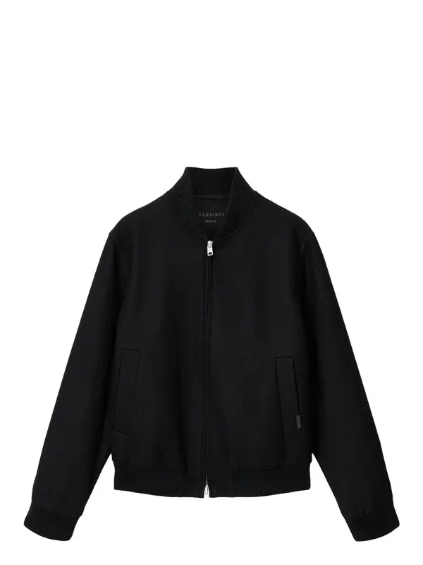 ALLSAINTS Wool-blend Deceit Bomber Jacket - Black