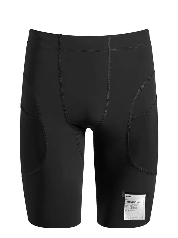 Satisfy Techsilk Evo 9 Half Tights - Black