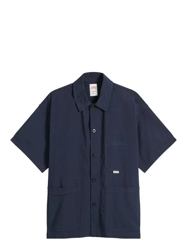 DANTON Coverall Short Sleeve Shirt - Navy