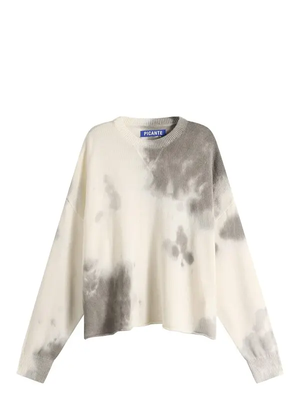PICANTE Hemp Tie Dye Jumper - Grey