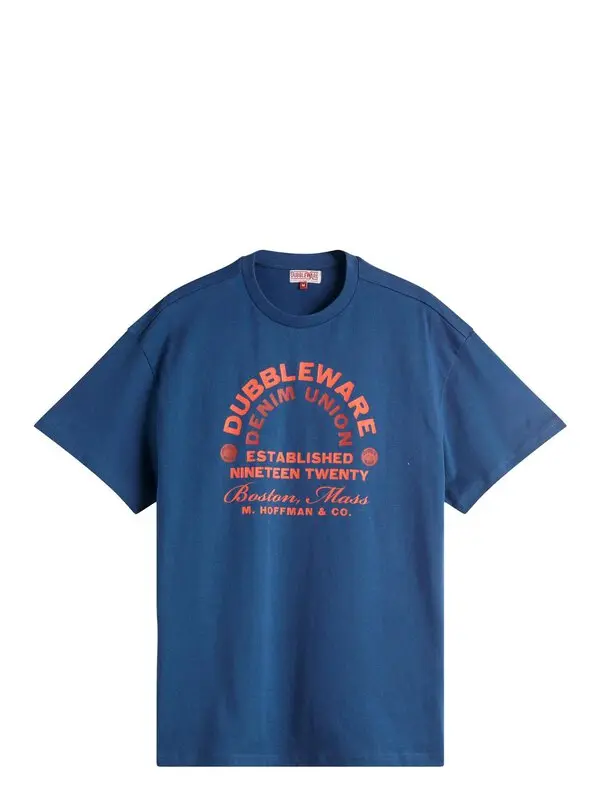 DUBBLEWARE Denim Union T-shirt - Navy