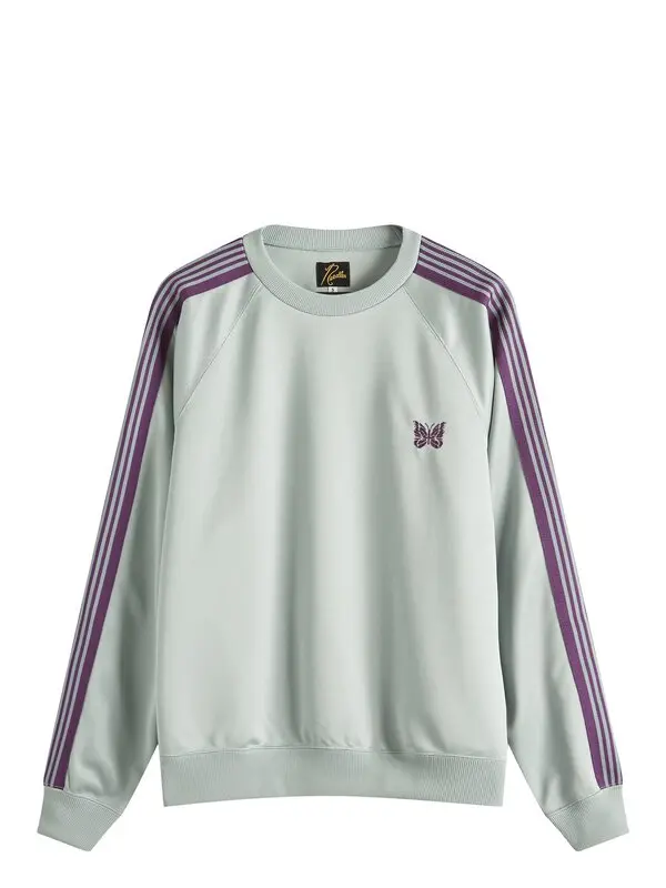 Needles Track Crew Neck Sweatshirt - Sax
