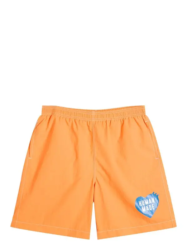 HUMAN MADE Heart Swim Shorts - Orange