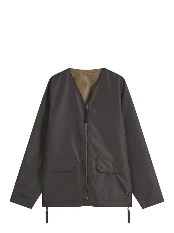 Taion Military Reversible V-neck Cardigan - Black