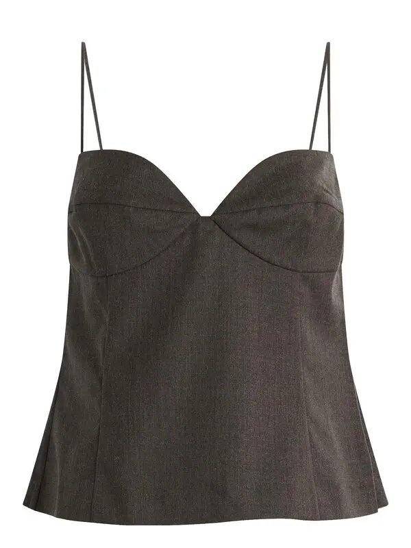 ST. AGNI Wool Cami - Mulch